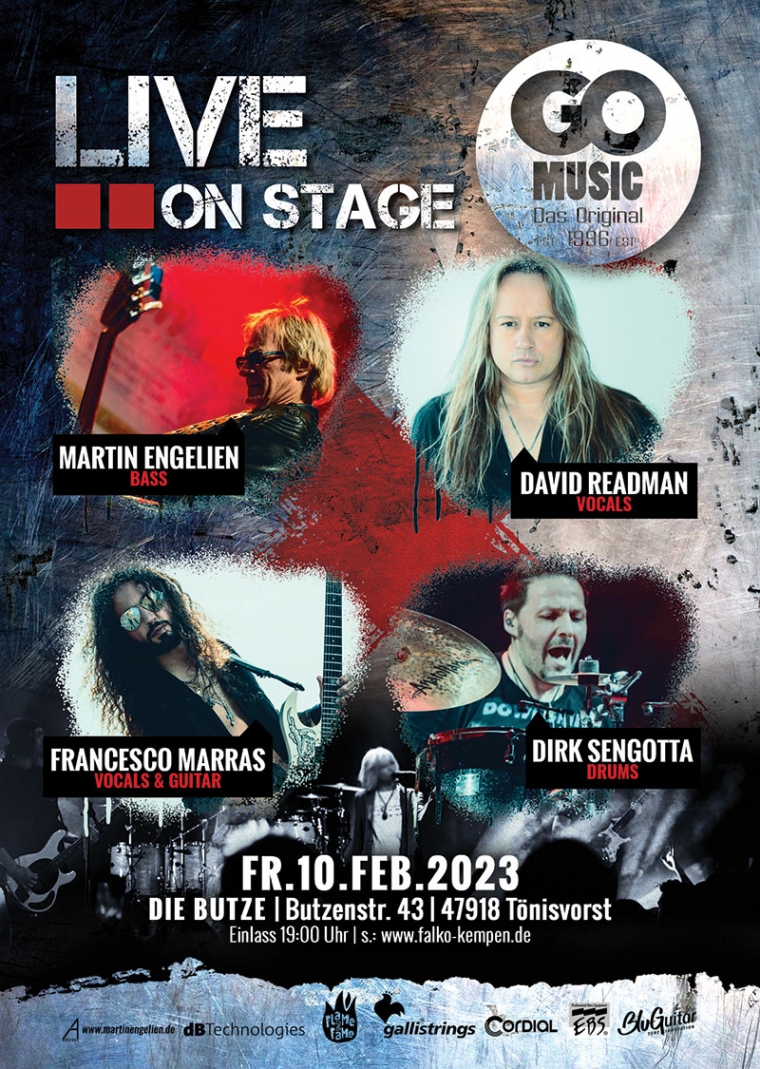 GO MUSIC im Februar 2023 mit rockigen Songs – Butze Eventlocation